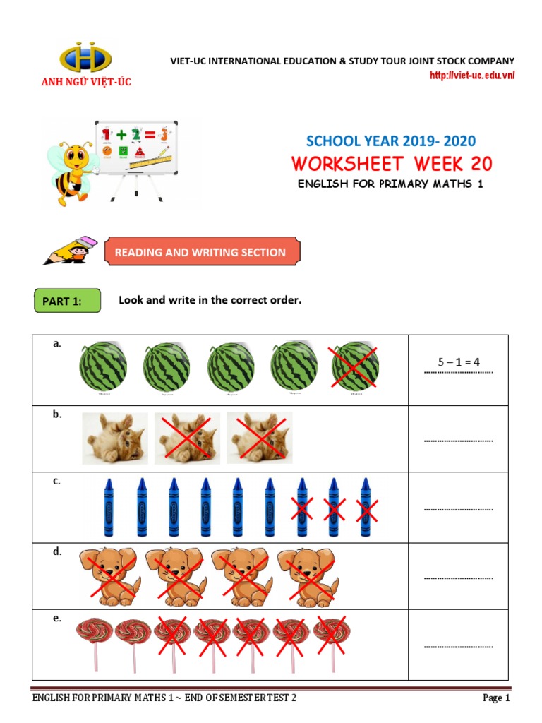 Worksheet Week 20: SCHOOL YEAR 2019-2020 | PDF | Language Arts ...