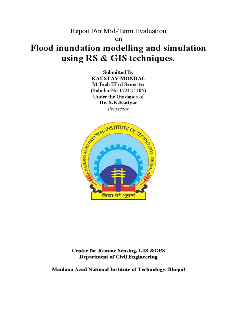 Mid-Term Flood Report RS & GIS | PDF | Flood | Topography