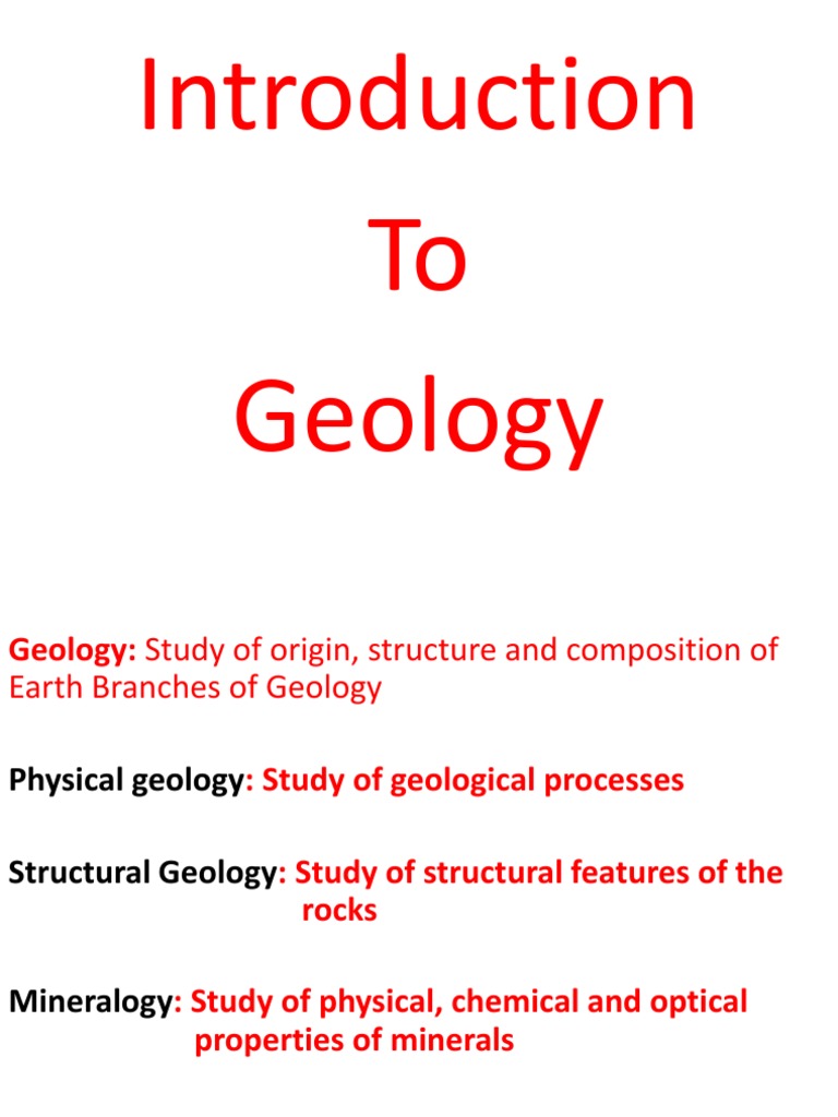 To Geology | PDF | Geology | Planetary Science