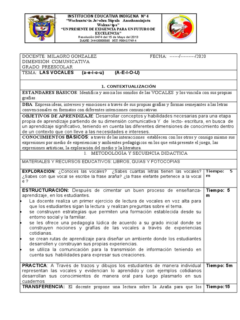 Dimensiòn Comunicativa | PDF | Educación de la primera infancia ...