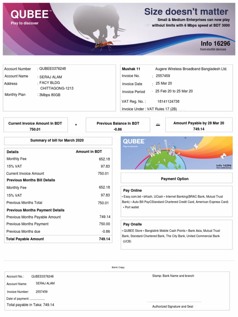 Electric Bill | PDF | Invoice | Payments