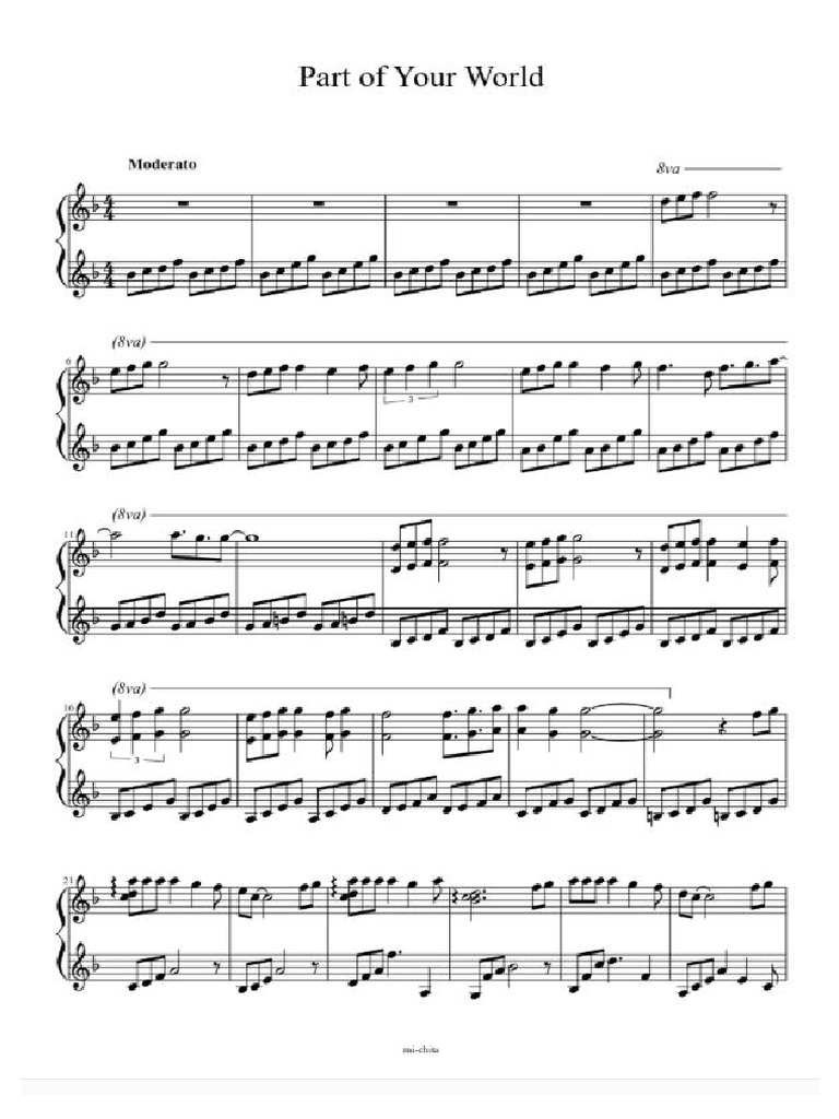 Part of Your World | PDF