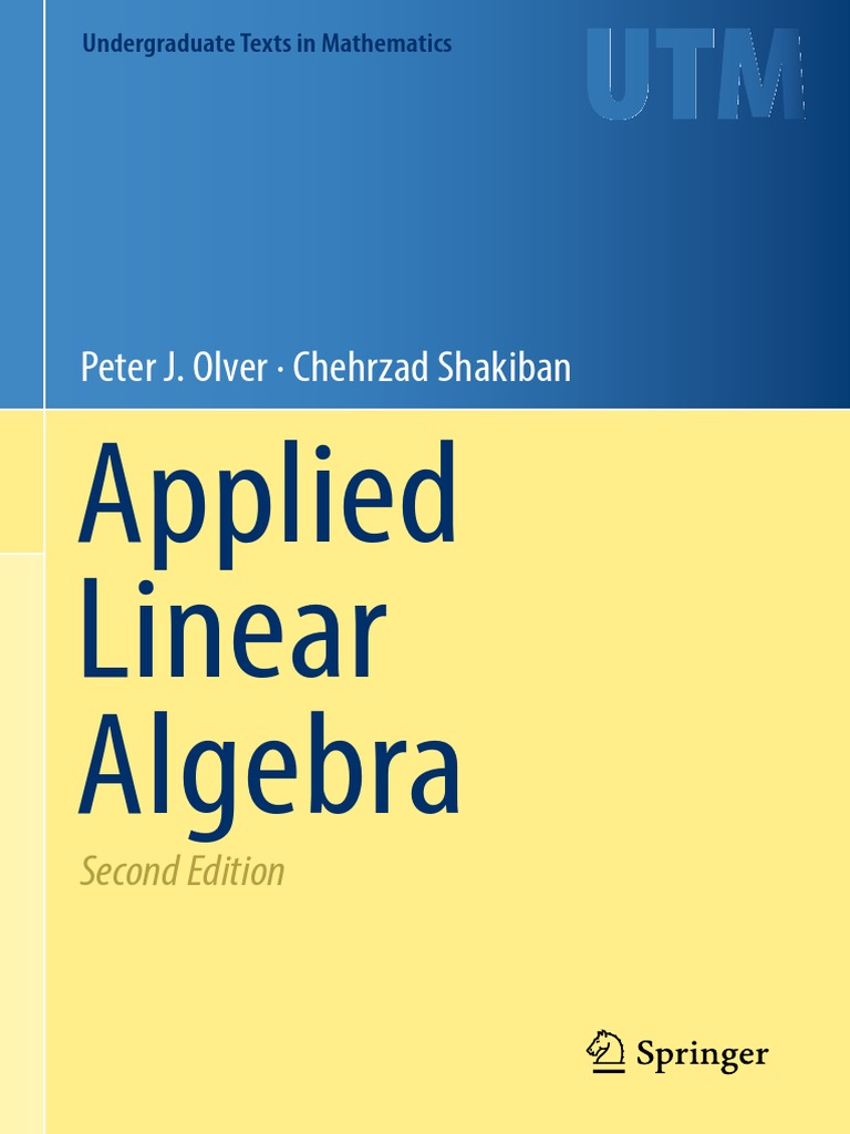 2018 Book AppliedLinearAlgebra PDF | PDF