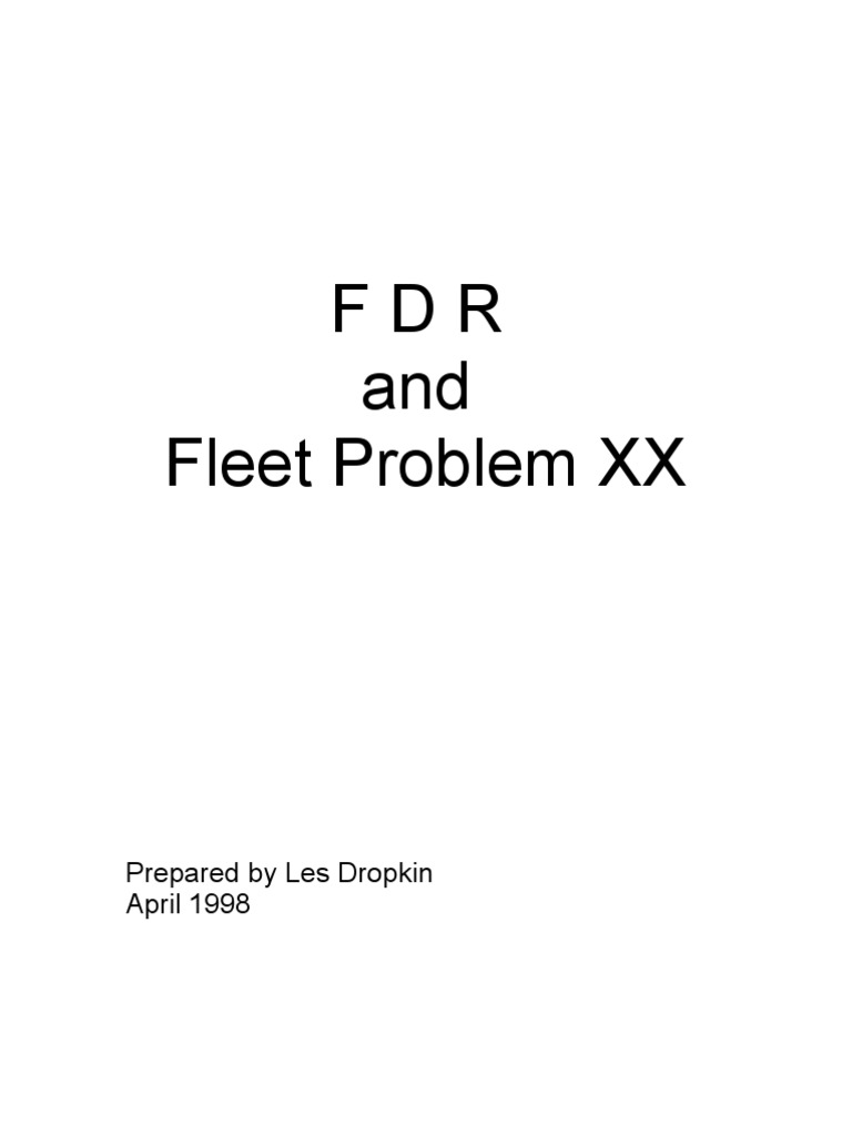 Fleet Problem XX | PDF | Naval Warfare | Military