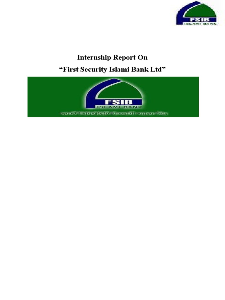 Internship Report of FSIBL | PDF | Money Order | Cheque