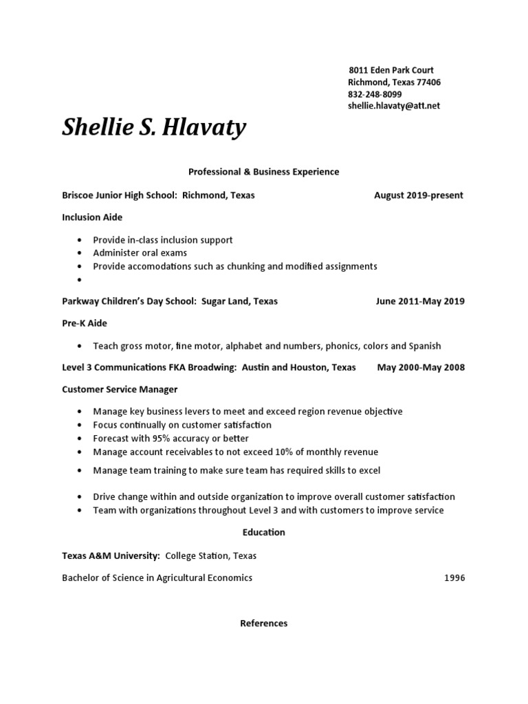 SH Resume | PDF