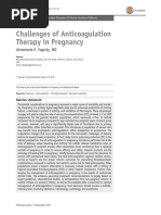 Acog Practice Bulletin: Thromboembolism in Pregnancy | PDF | Pregnancy ...