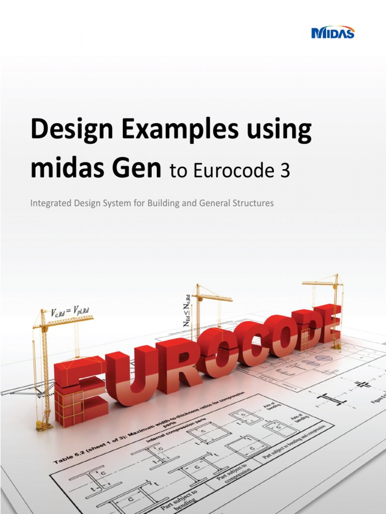 Eurocode Design Example Book | PDF | Buckling | Bending