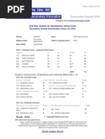 SSLC Marks Card | PDF