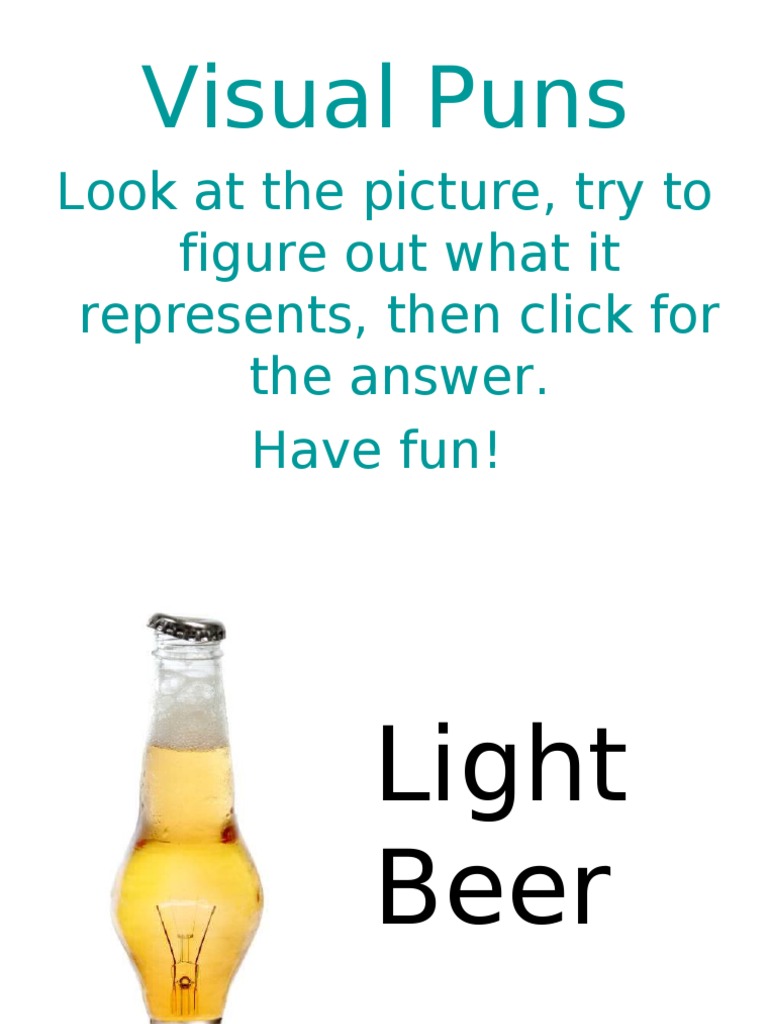 Visual Puns