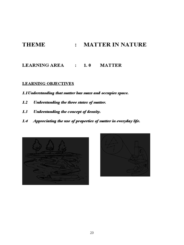 Theme: Matter in Nature | PDF | Evaporation | Gases