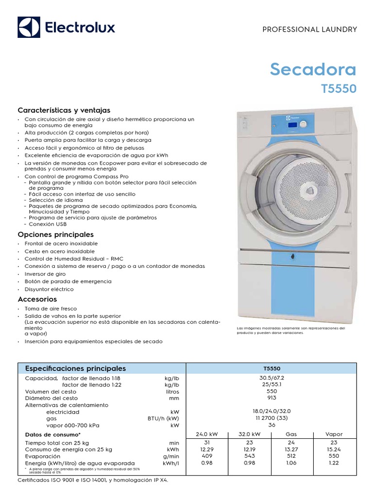 Electrolux T5550 - Es PDF | PDF | Naturaleza | Gases