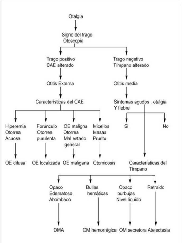 Algoritmo para El Tratamiento de La Otitis Media Aguda. | PDF