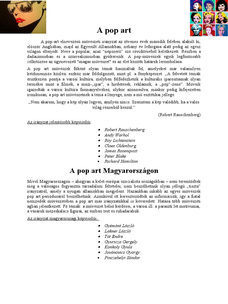 A Pop Art | PDF