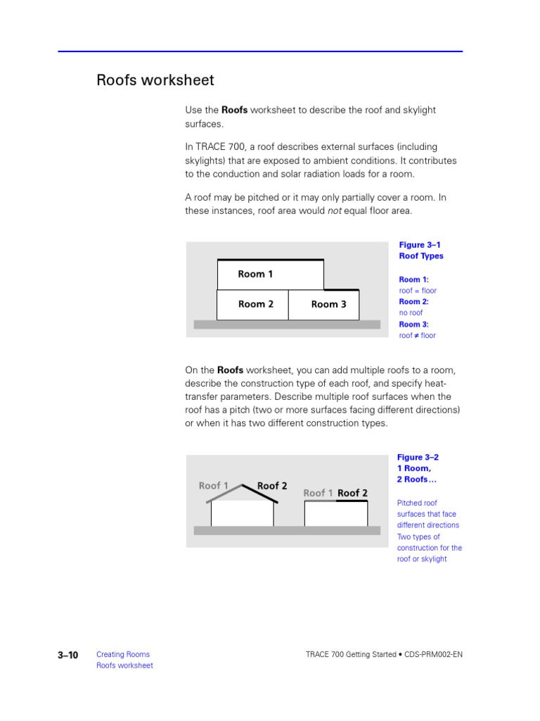 Roofs Worksheet: CDS-PRM002.book Page 10 Friday, January 16, 2009 11:02 ...