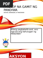 10 ARALIN 4 POKUS NG PANDIWA (Tagaganap at Layon) | PDF