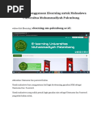Panduan E-Learning Unitomo | PDF | Karier & Perkembangan | Pengelolaan ...