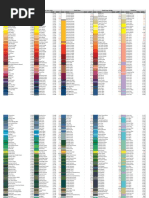 Rock Color Chart - Munsell | PDF | Brown | Green