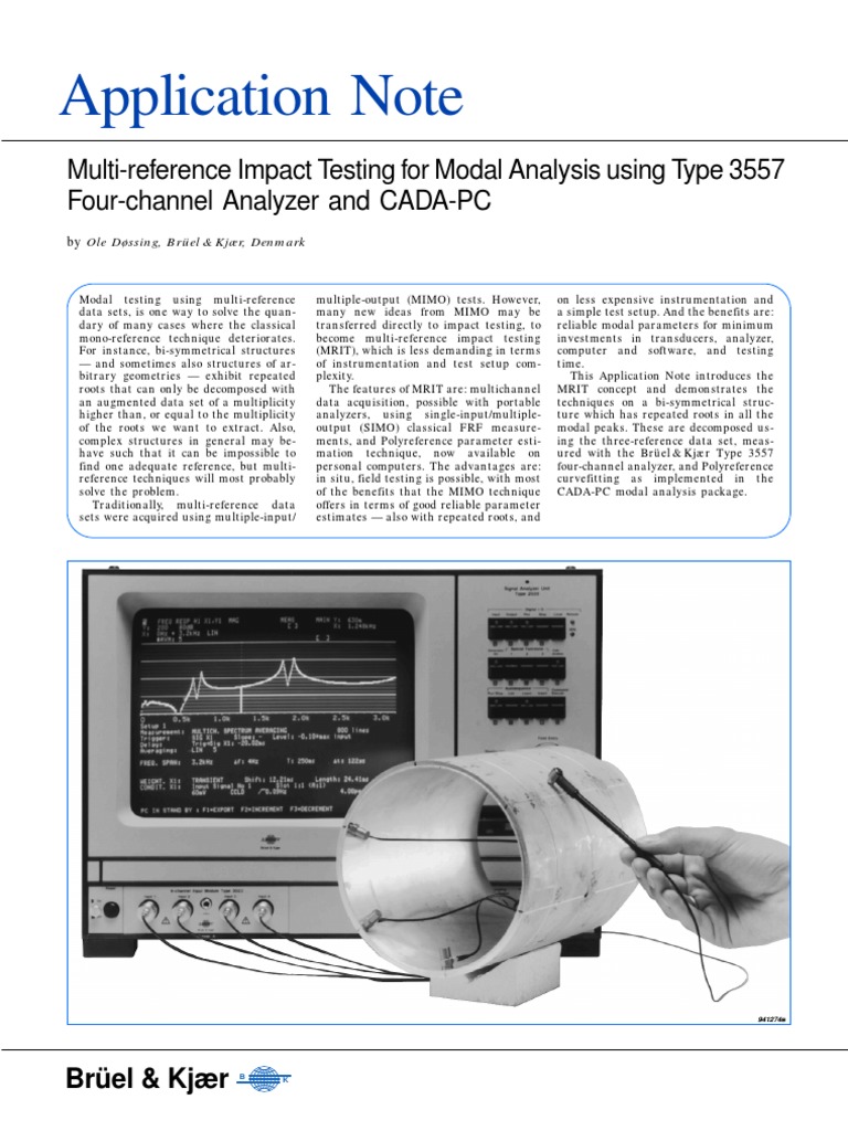 Application Note: Multi-Reference Impact Testing For Modal Analysis ...