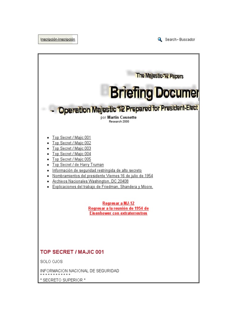 Top Secret / Majic 001: Inscripción-Inscripción | PDF | Naturaleza ...