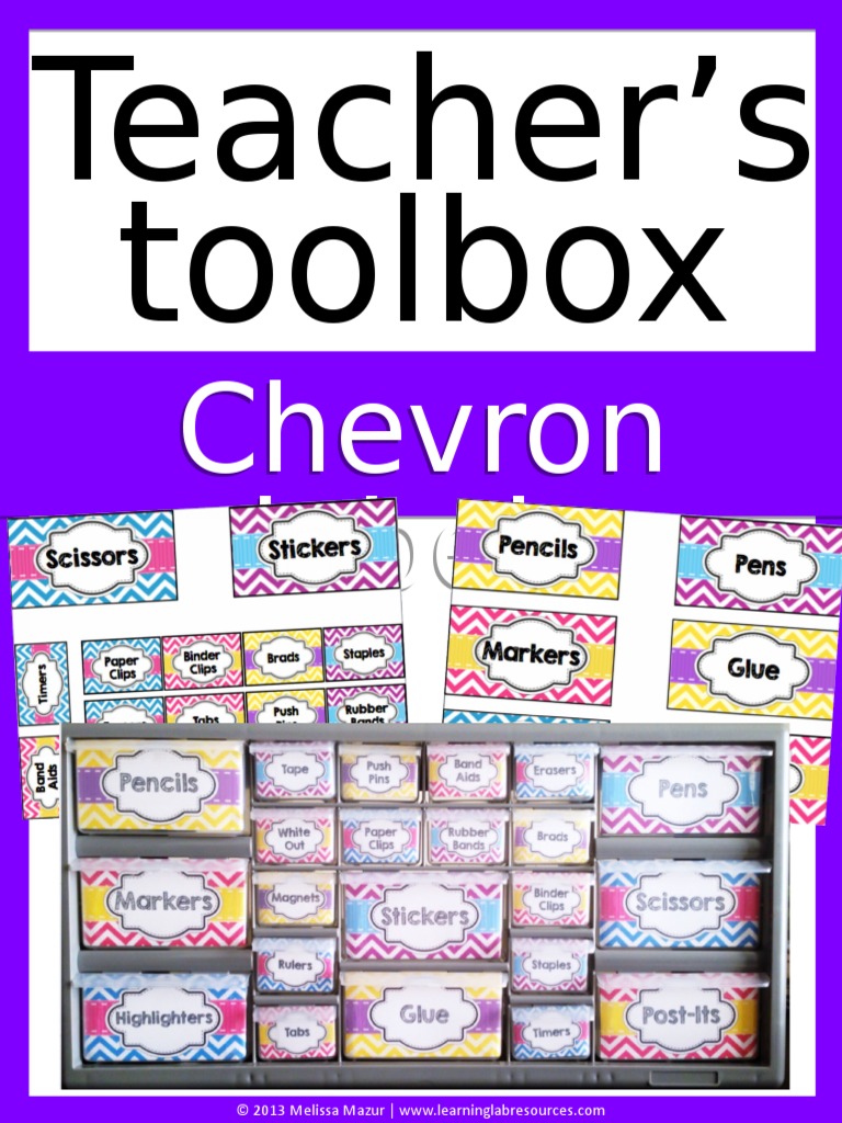 Teacher's Toolbox: Chevron Labels | PDF