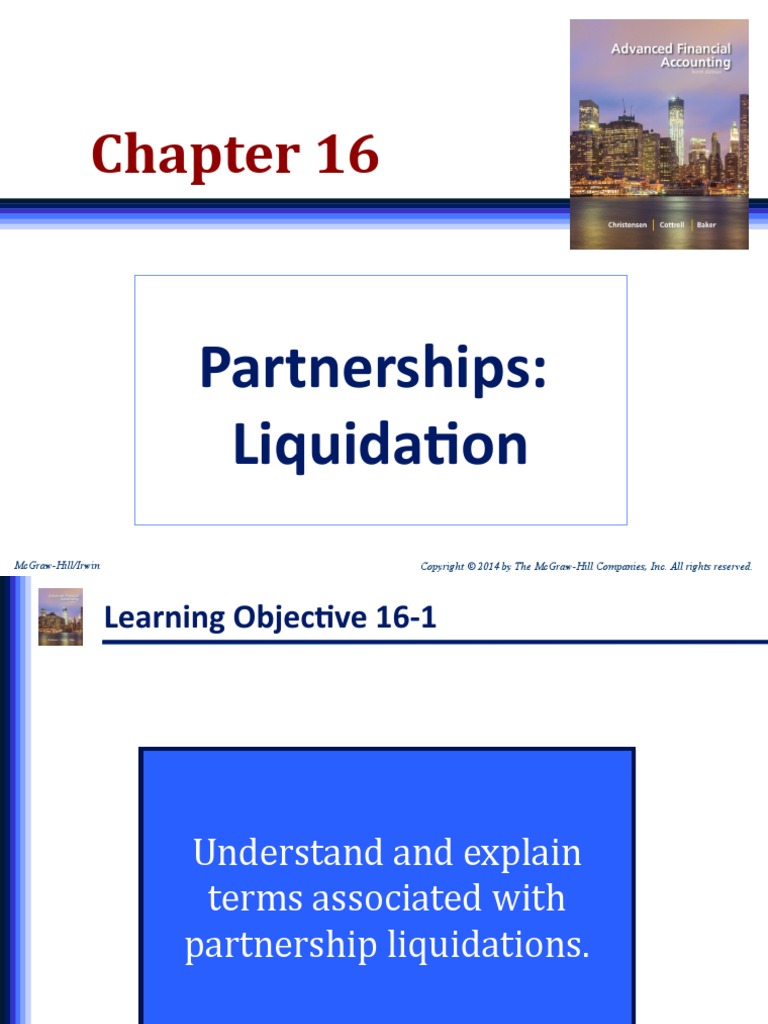 Partnerships: Liquidation: Mcgraw-Hill/Irwin | Download Free PDF ...