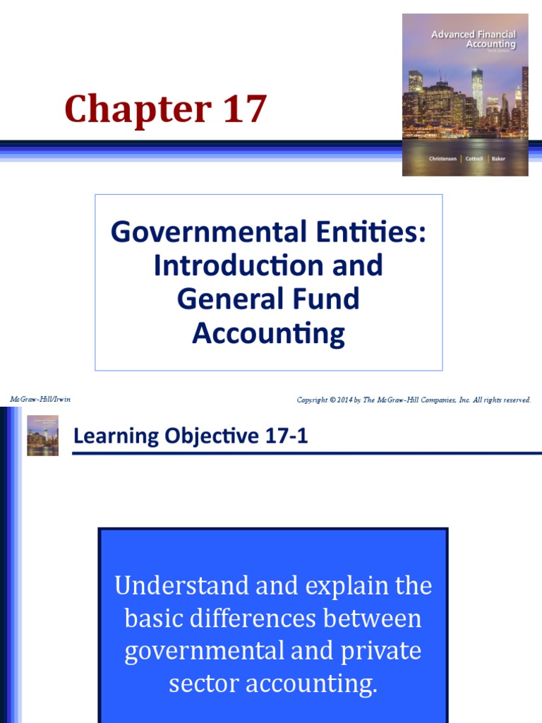 Governmental Entities: Introduction and General Fund Accounting | PDF ...