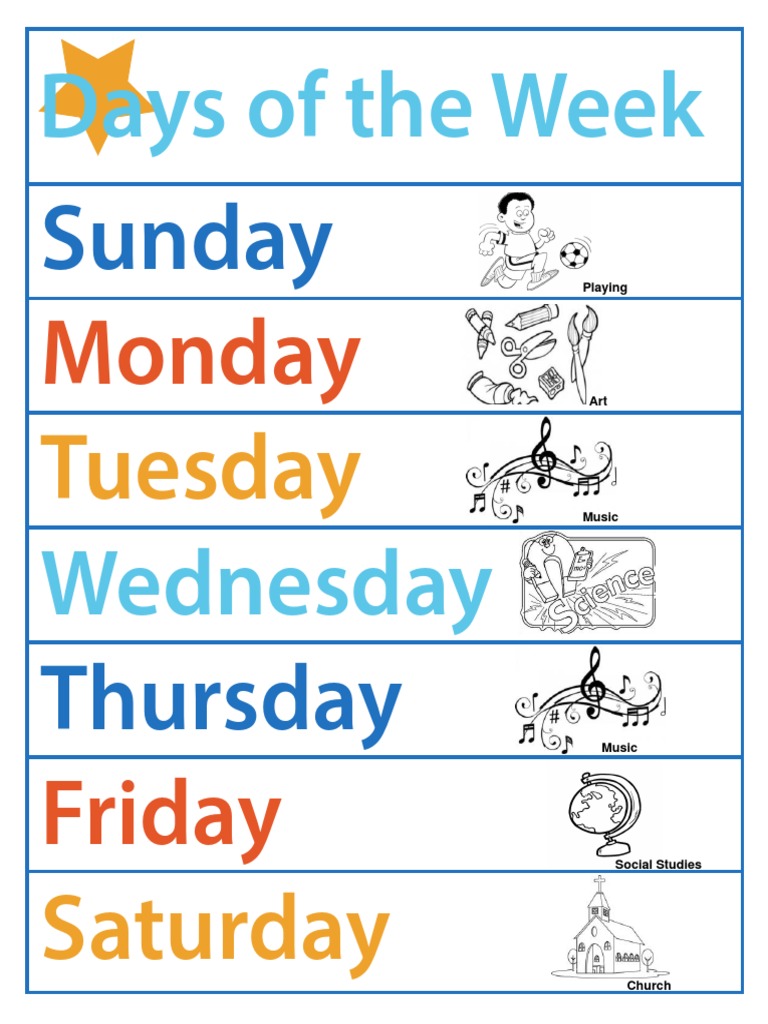 Days of The Week | PDF