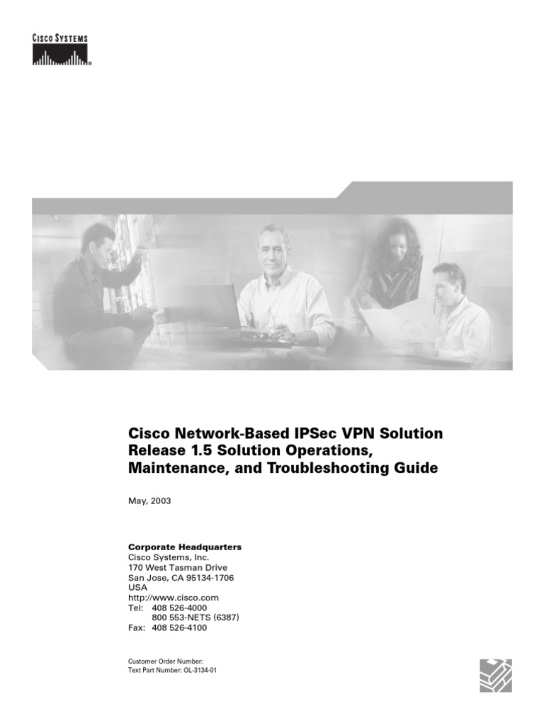 Cisco Network-Based IPSec VPN Solution Release 1.5 PDF | Download Free ...