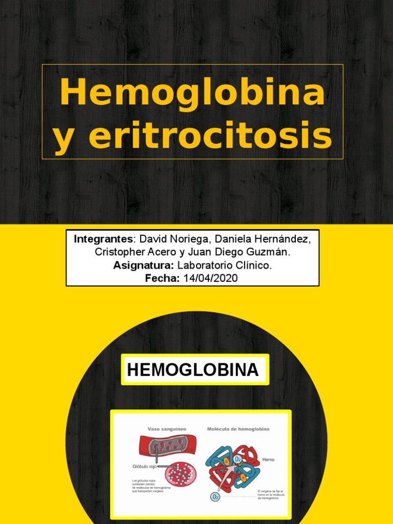 Eritrocitosis y Hemoglobina | PDF | Glóbulo rojo | Hemoglobina
