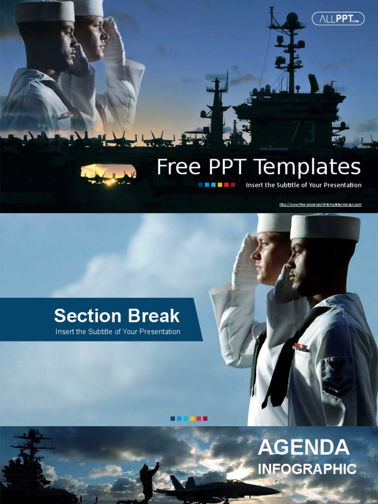 Modern Navy PowerPoint Templates | PDF | Microsoft Power Point ...