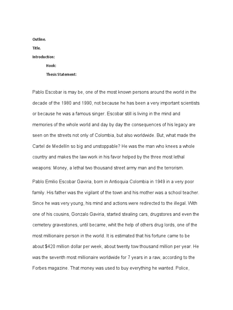 The Rise and Fall of Pablo Escobar: How Money, Terrorism, and Violence ...