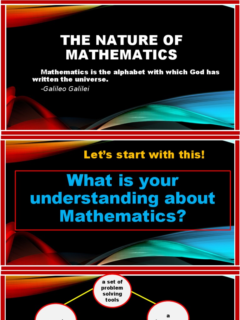 Lesson 1 Nature of Math | PDF
