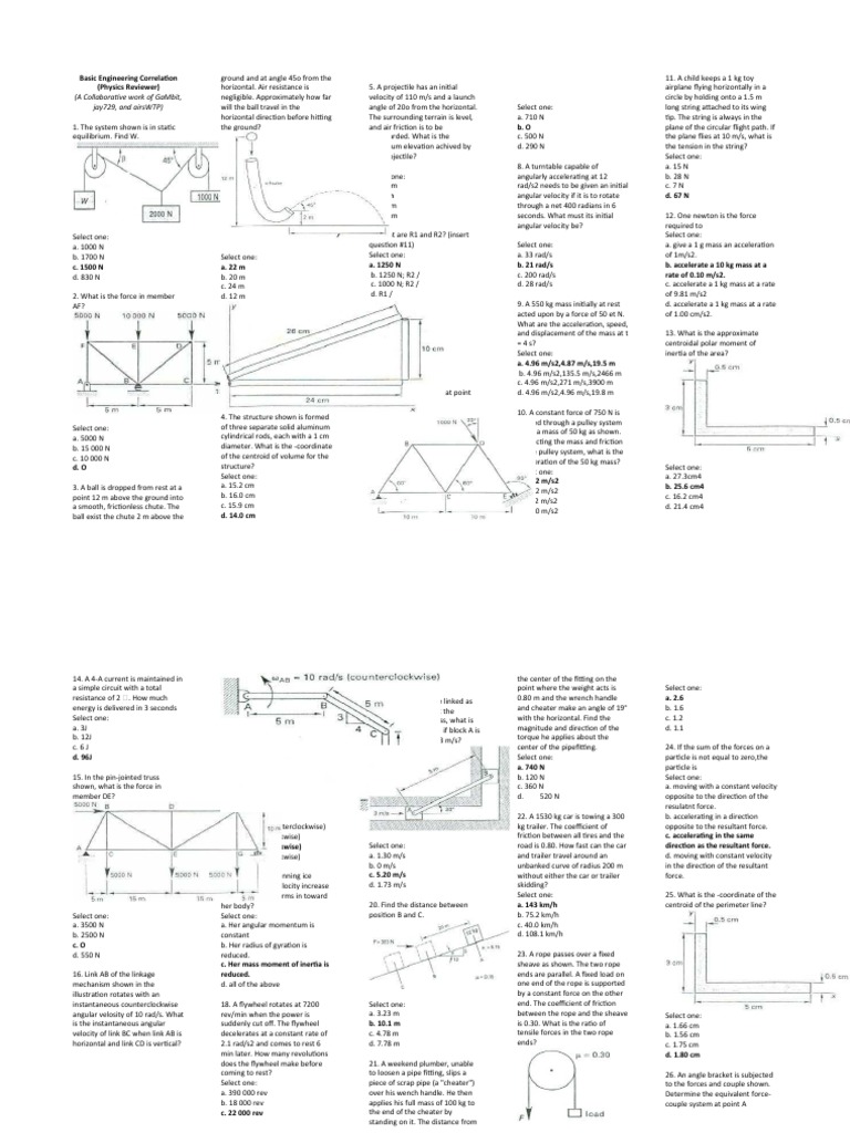 (A Collaborative Work of Gambit, Jay729, and Airswtp) : Basic Engineering Correlation (Physics ...
