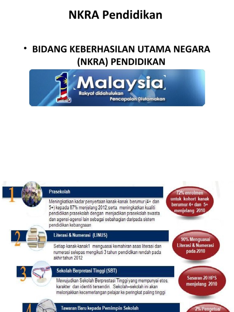 NKRA Pendidikan | PDF