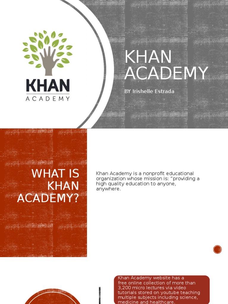 Khan Academy Presentation | PDF