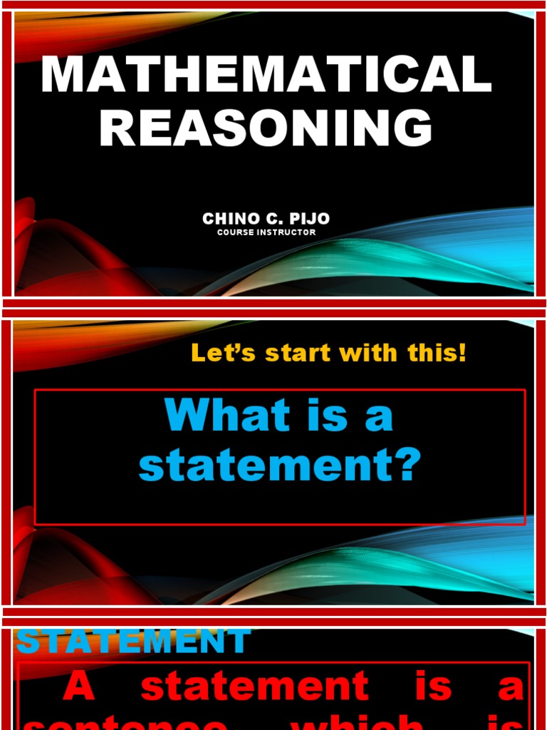 Logical Connectives (Mathematical Reasoning) | PDF | Mathematical Logic ...