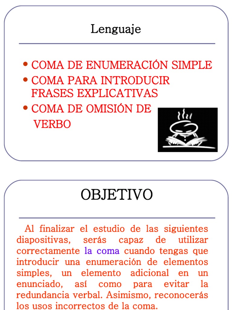 Uso de Las Comas | Descargar gratis PDF | Verbo | Asunto (gramática)