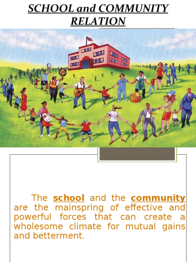 School and Community Relations | PDF | Action (Philosophy) | Cognition