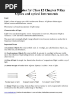 Class 12 Wave Optics Derivations | PDF
