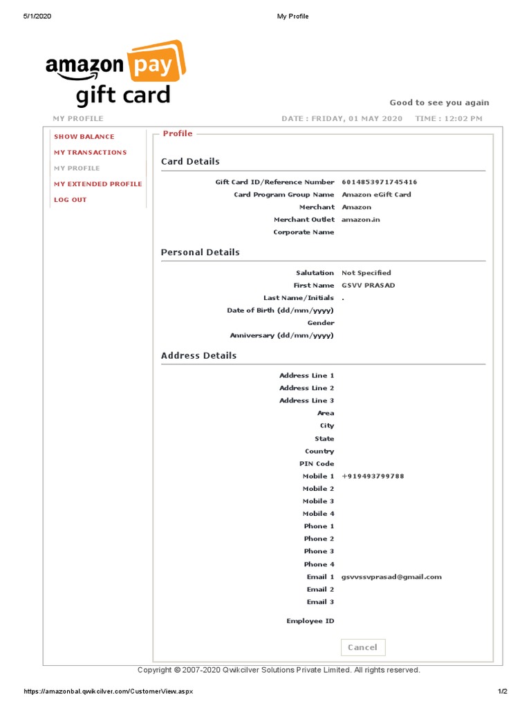 Fake Gift Card PDF | PDF | Banking | Financial Technology