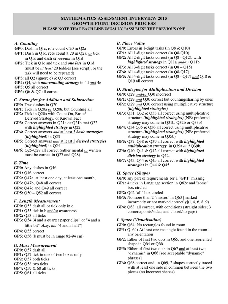 MAI Growth Point Decision Making Process | PDF | Cognition | Teaching ...