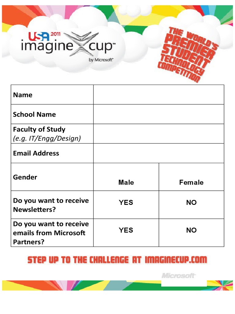 Student Information Form Template | PDF | Career & Growth | Computers