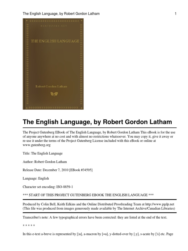 The English Language | PDF | Verb | Grammatical Tense