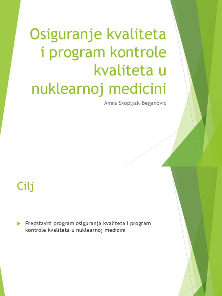 Osiguranje Kvaliteta I Program Kontrole Kvaliteta U Nuklearnoj PDF | PDF