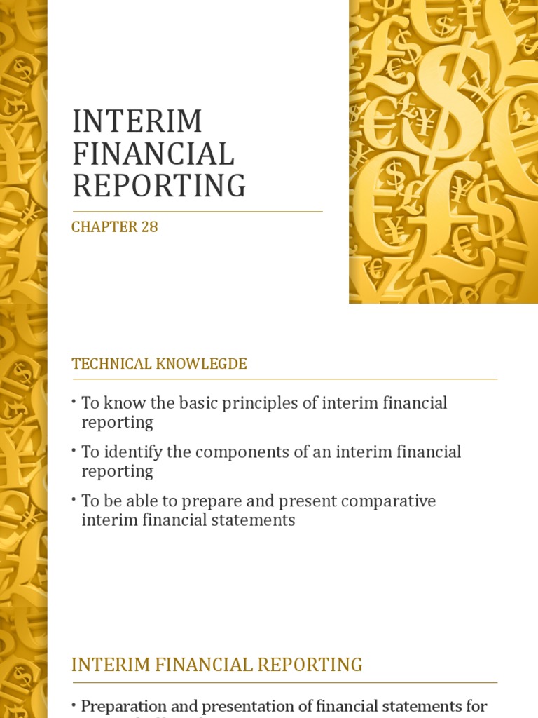 Interim Financial Reporting | Download Free PDF | Financial Statement ...