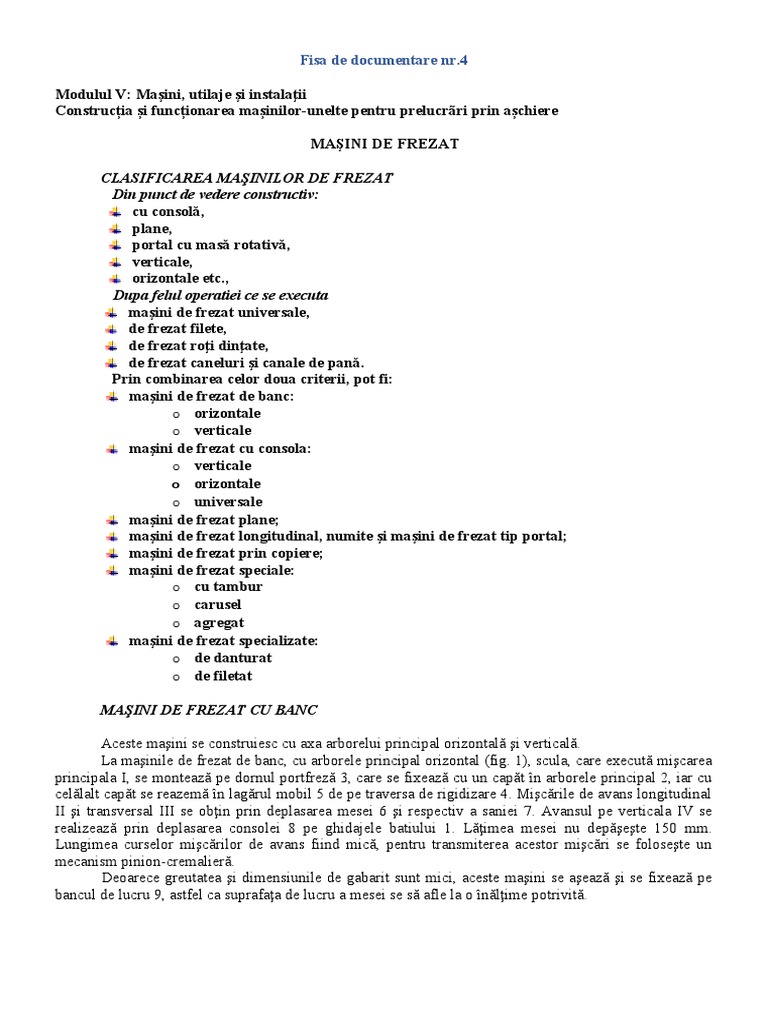 Fisa de Documentare - 4 | PDF