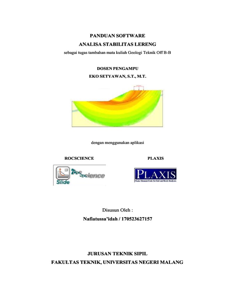 Modul Aplikasi Rocscience Slide PDF | PDF