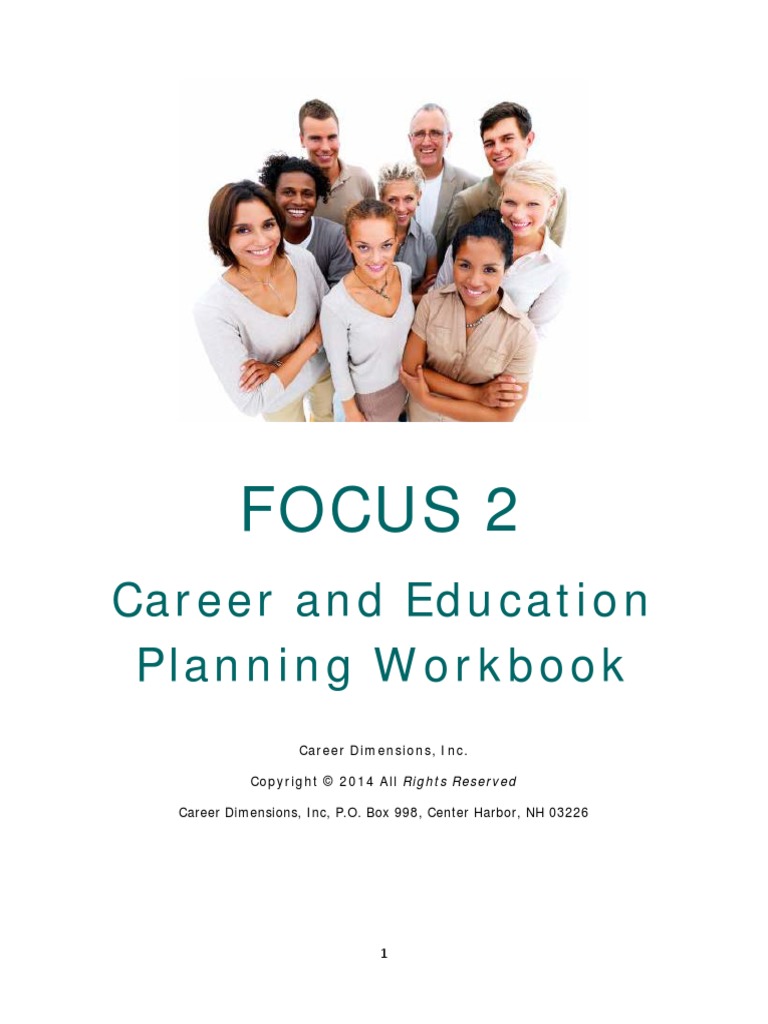 Focus 2: Career and Education Planning Workbook | PDF | Goal | School ...