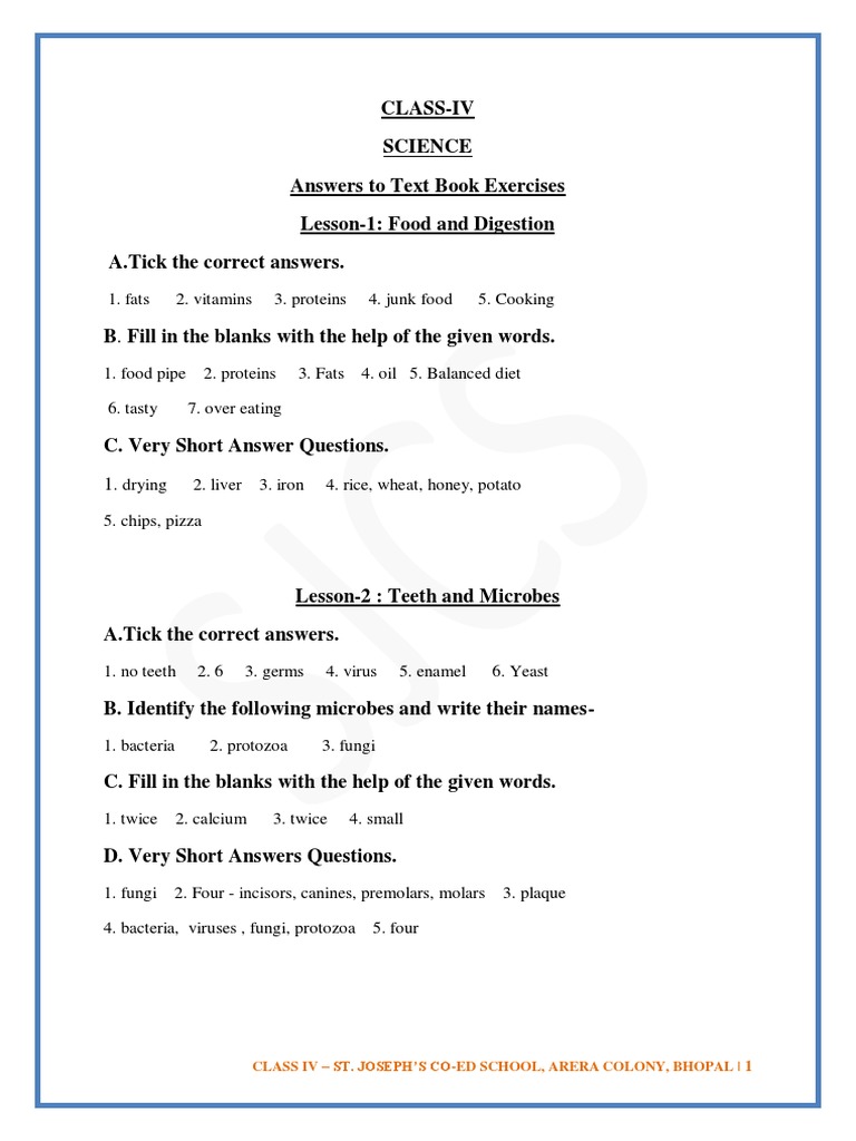 Exercises Science | PDF